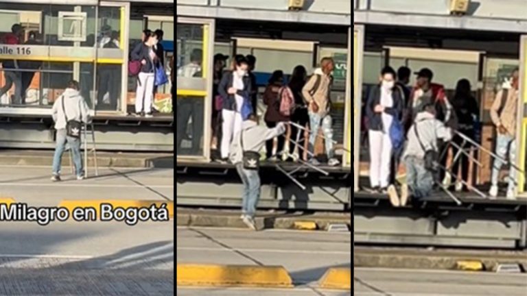 VIDEO. ¿Cómo es posible este suceso?, hombre 'discapacitado' olvidó su caminador para colarse en ...