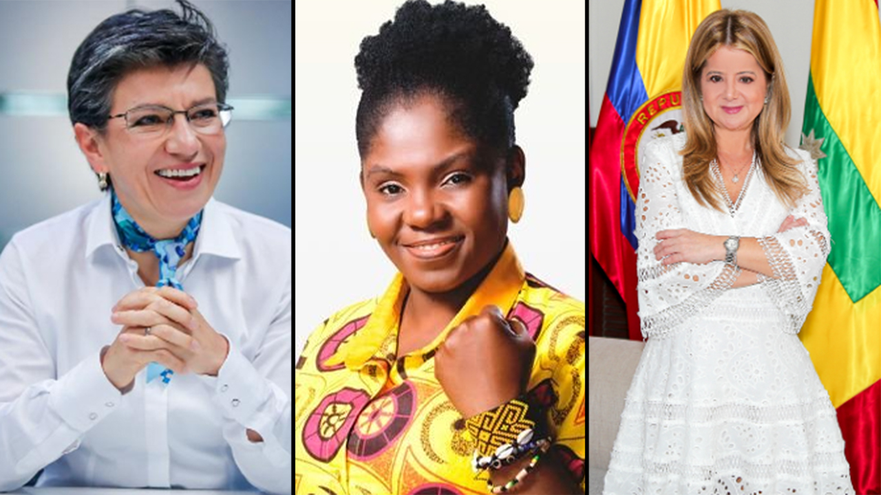 ¡Fuertes y empoderadas! Francia Márquez, Elsa Noguera y Claudia López ...