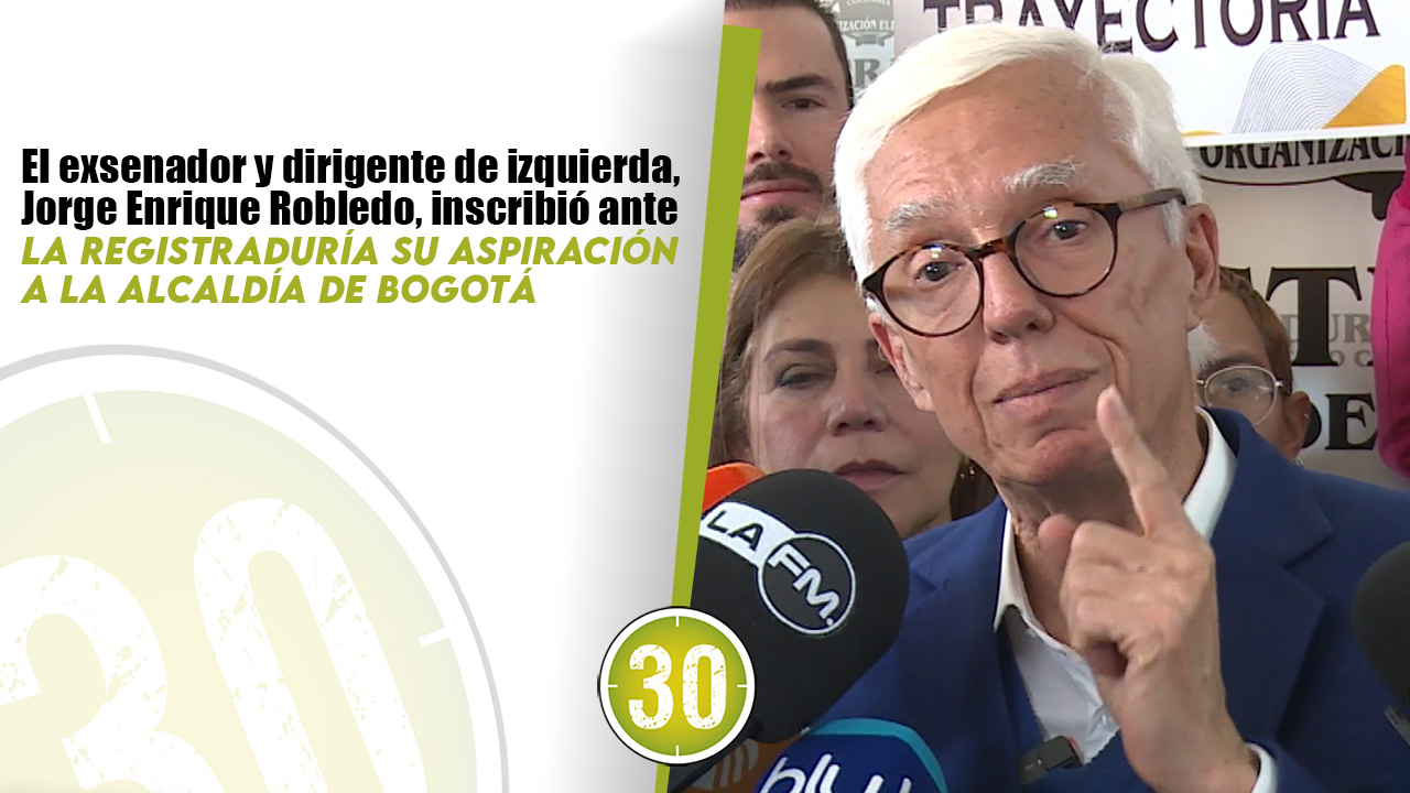 Jorge Enrique Robledo oficializó su candidatura a la alcaldía de Bogotá ...