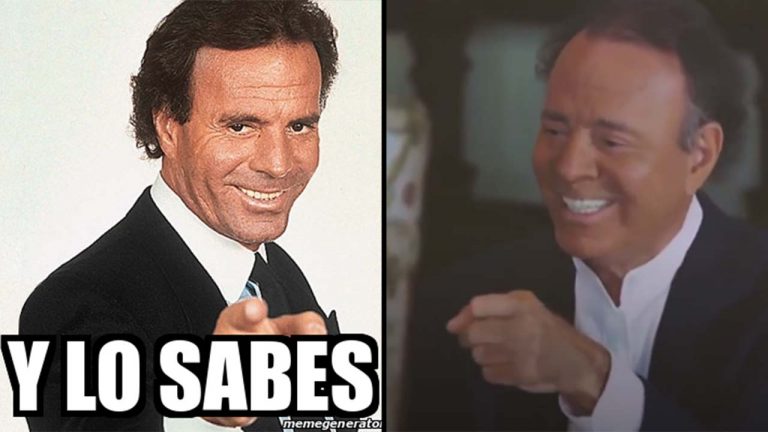 Julio Iglesias sabe de los memes y lo que significa
