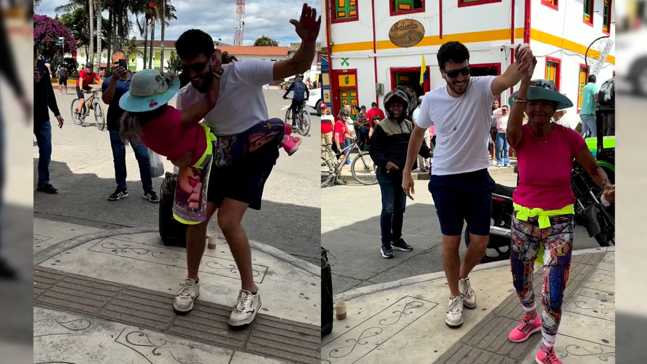 VIDEO. ¡'Brillando baldosa'! Así se vio a Sebastián Yatra bailando con ... VIDEO. ¡'Brillando baldosa'! Así se vio a Sebastián Yatra bailando con ...