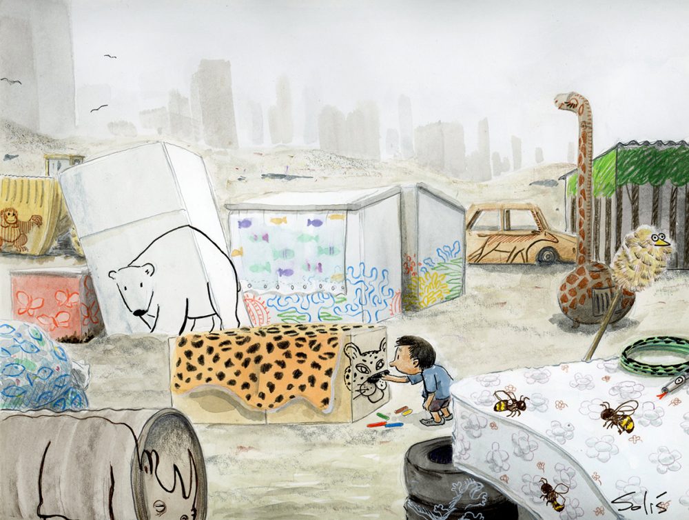 Victor Solis, mención de honor en los European Cartoon Award por una ...