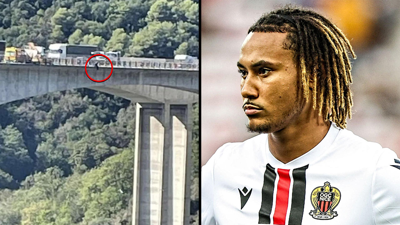 ¡Lo salvaron! jugador del Niza de Francia intentó tirarse desde un ...