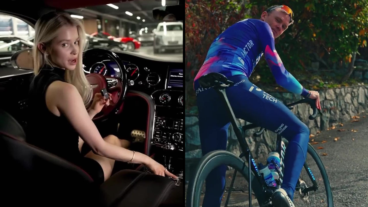 Chris Froome se volvió viral luego de recrear un reconocido comercial ...