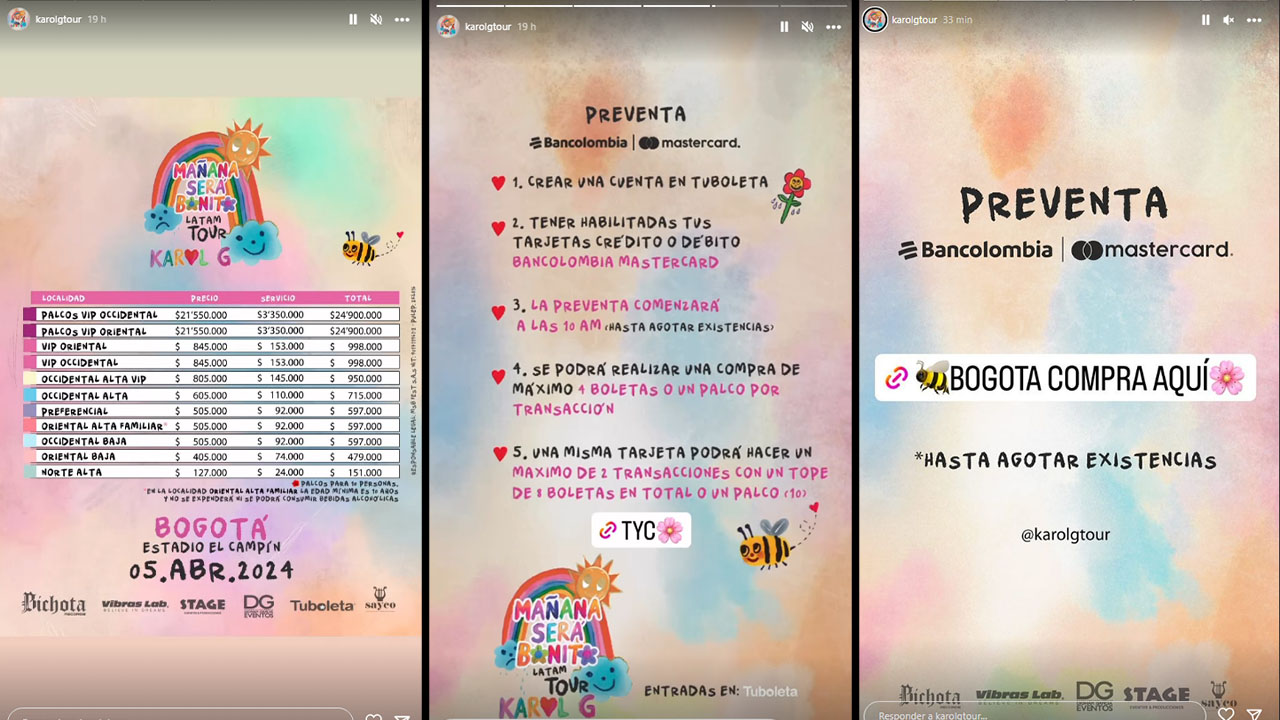 FOTOS. ¡Modo tusa! Los memes que dejó los precios del concierto de Karol G en Bogotá | Minuto30