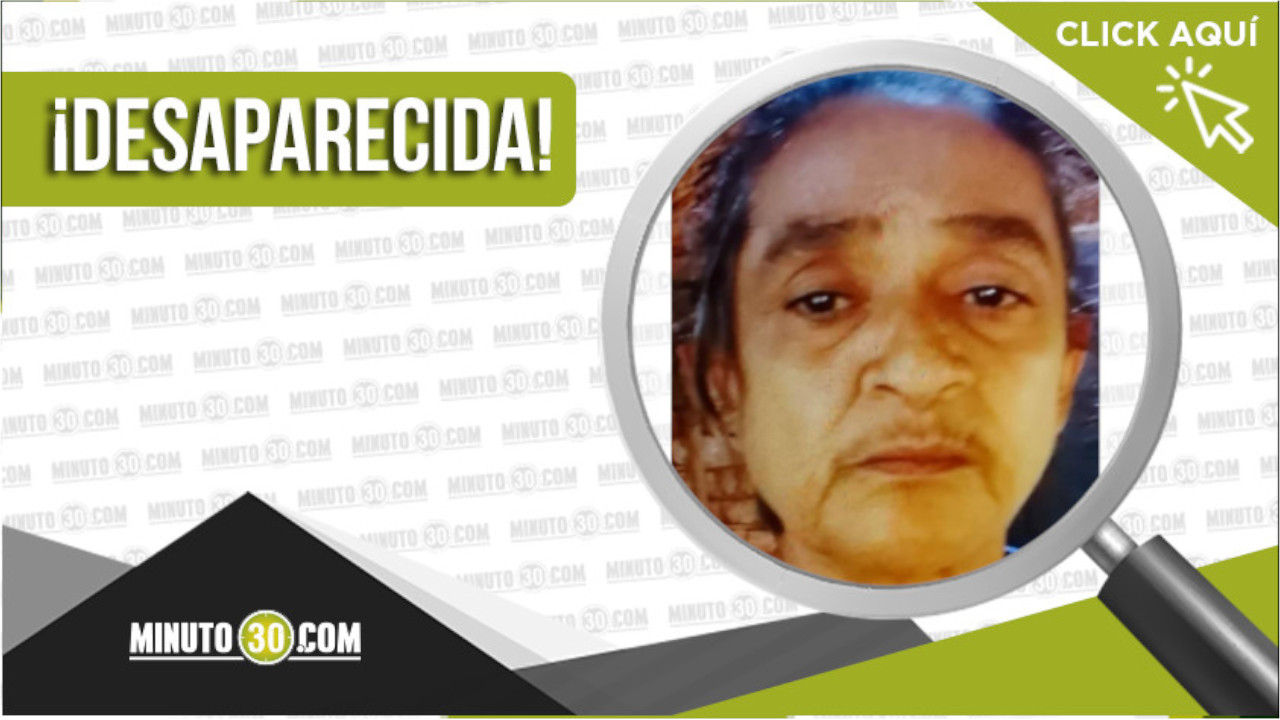 Miriam Rosa Agamez Mesa, de 70 años, está desaparecida - Minuto30