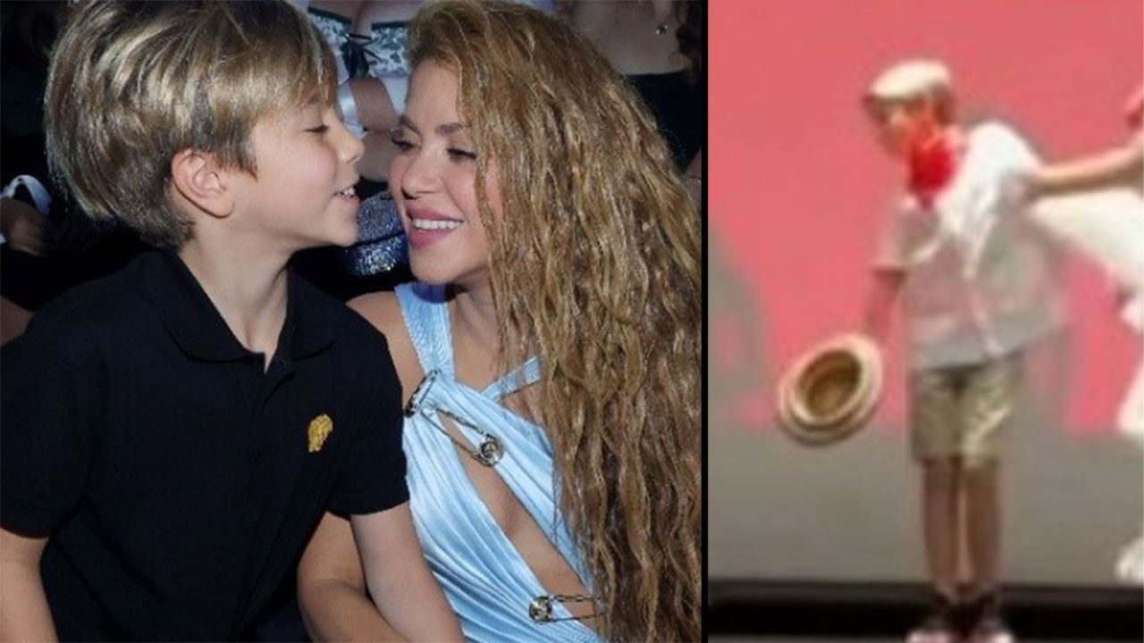 'Total, tiene sangre colombiana': Sasha, el hijo menor de Shakira, destacó bailando en el ...