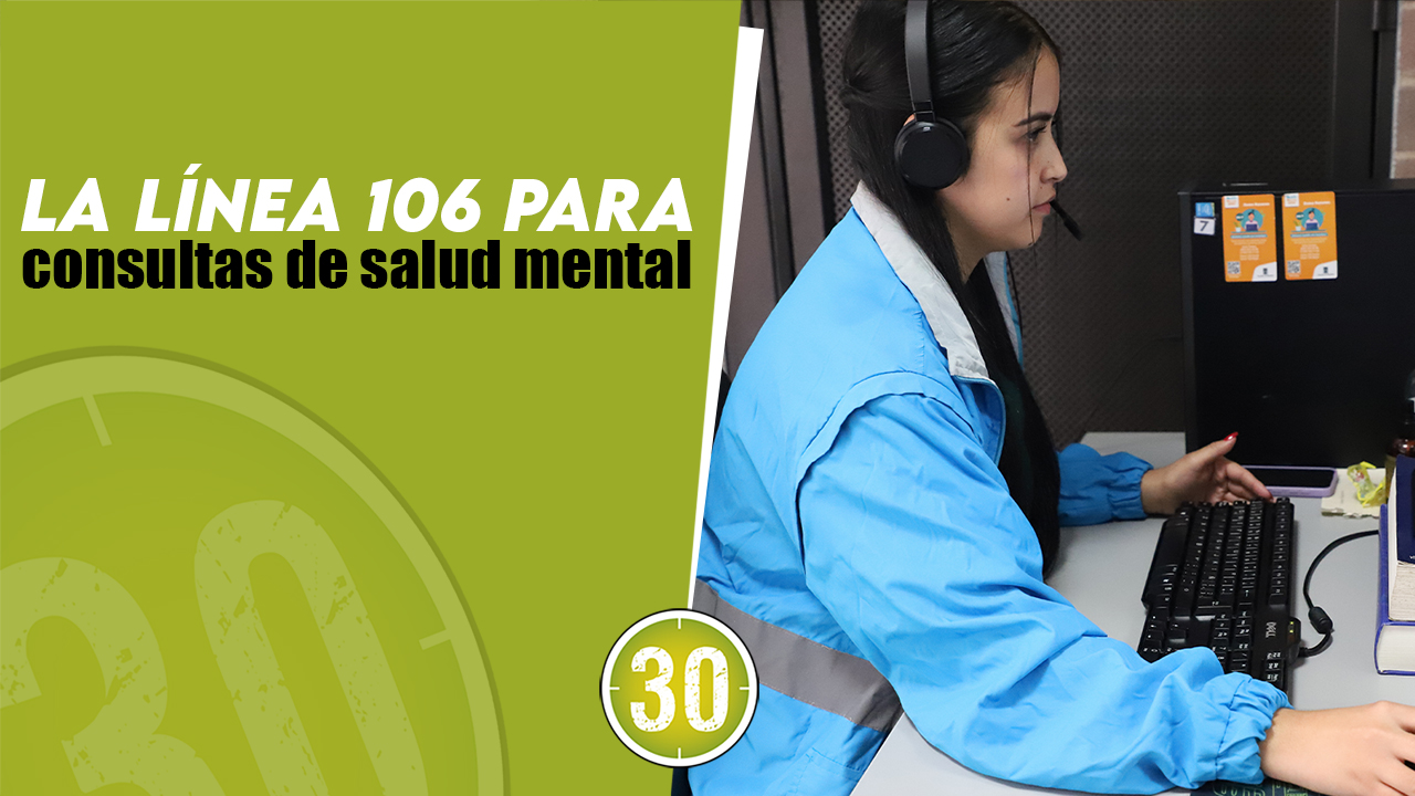 Se activó la línea 106 en Medellín para casos de salud mental