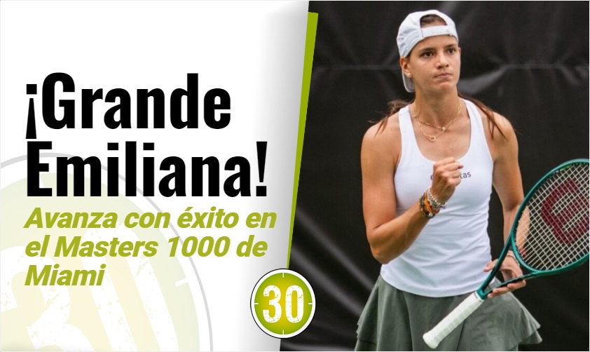 La antioqueña Emiliana Arango avanza en el Masters 1000 de Miami | Minuto30