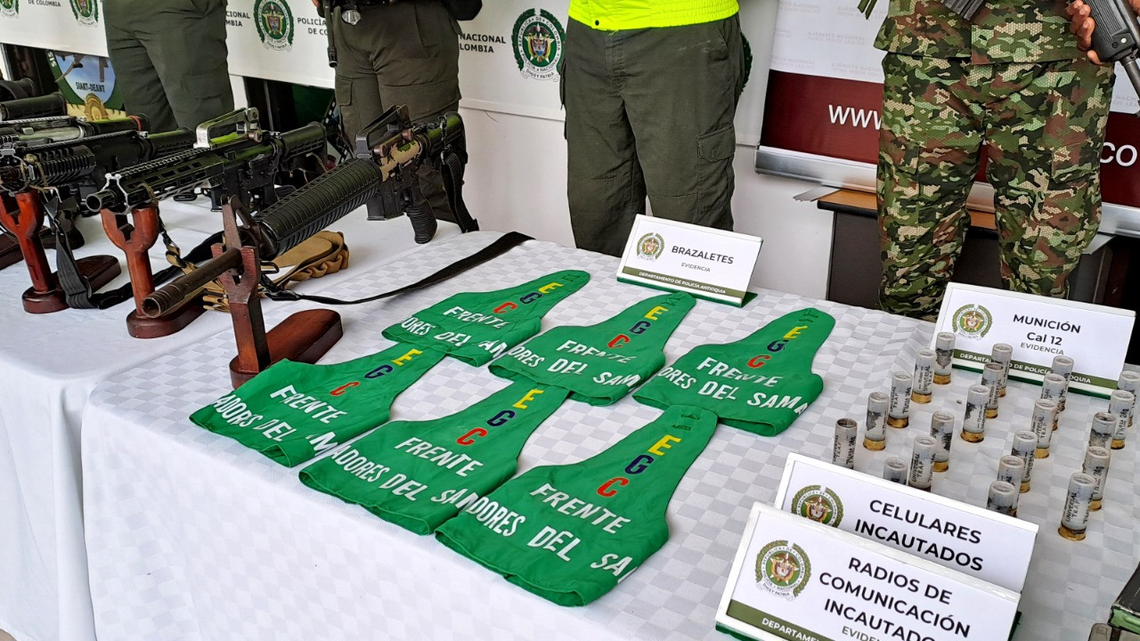 En Alejandría Captura De Clan Del Golfo Con Arsenal Bélico