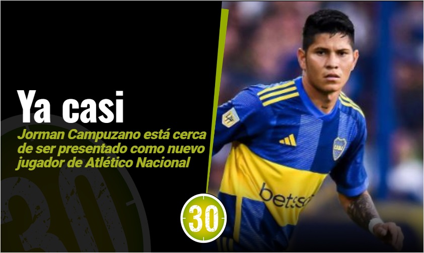 Jorman Campuzano a un paso de firmar con Atlético Nacional | Minuto30