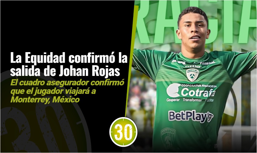La Equidad hizo oficial la salida de Johan Rojas al fútbol mexicano ...