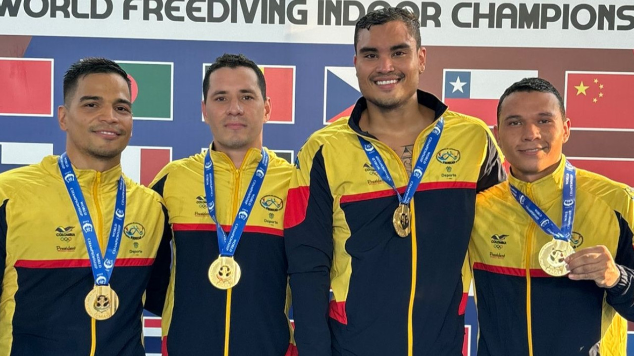 Colombia sigue firme en el Mundial de Natación con aletas | Minuto30