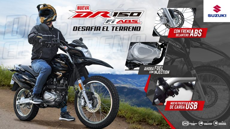 Nueva Suzuki DR150 FI ABS: Tecnología inédita para la aventura en Moto - Minuto30