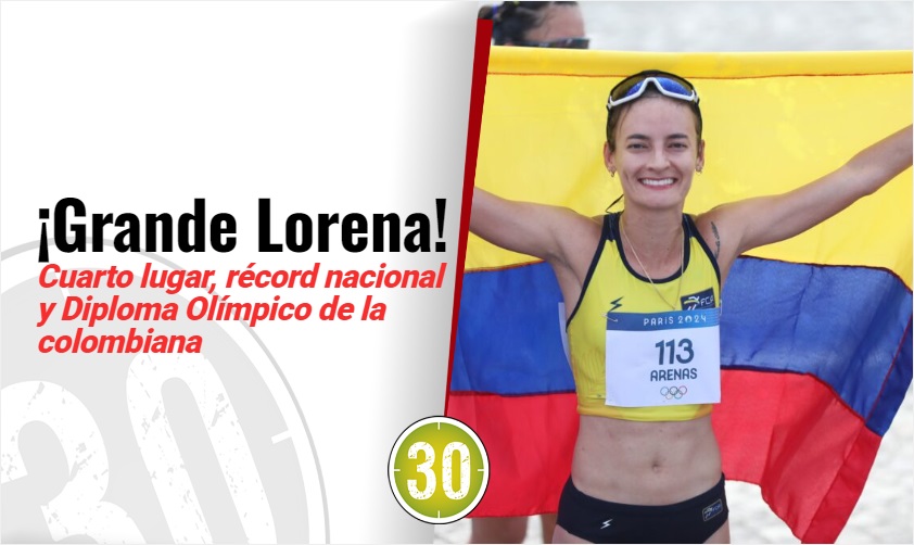 Lorena Arenas brilló en París: Cuarto lugar, récord nacional y Diploma ...