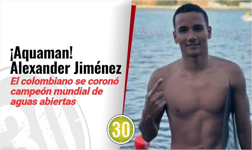 Alexander Jiménez, campeón mundial de aguas abiertas - Minuto30