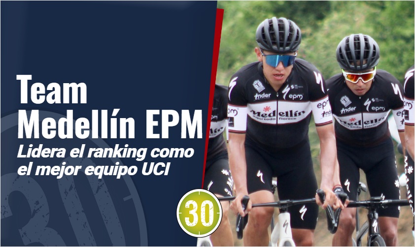 Team Medellín EPM lidera el ranking como el mejor equipo UCI - Minuto30