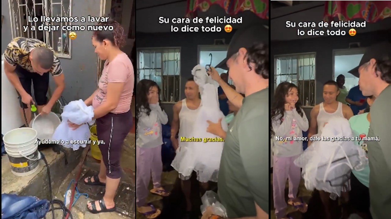 ¡Esto es empatía! Fico "le salvó" el vestido de primera comunión a Camila, niña afectada por ...