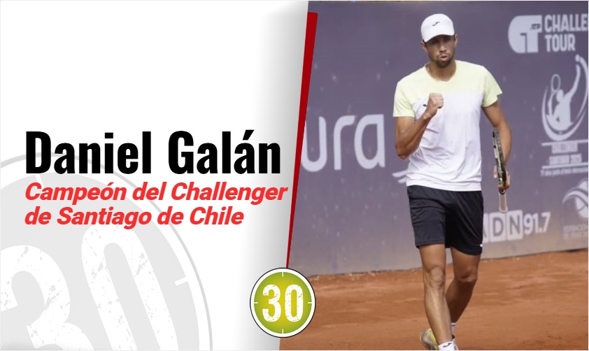 Daniel Galán, campeón del Challenger de Santiago | Minuto30