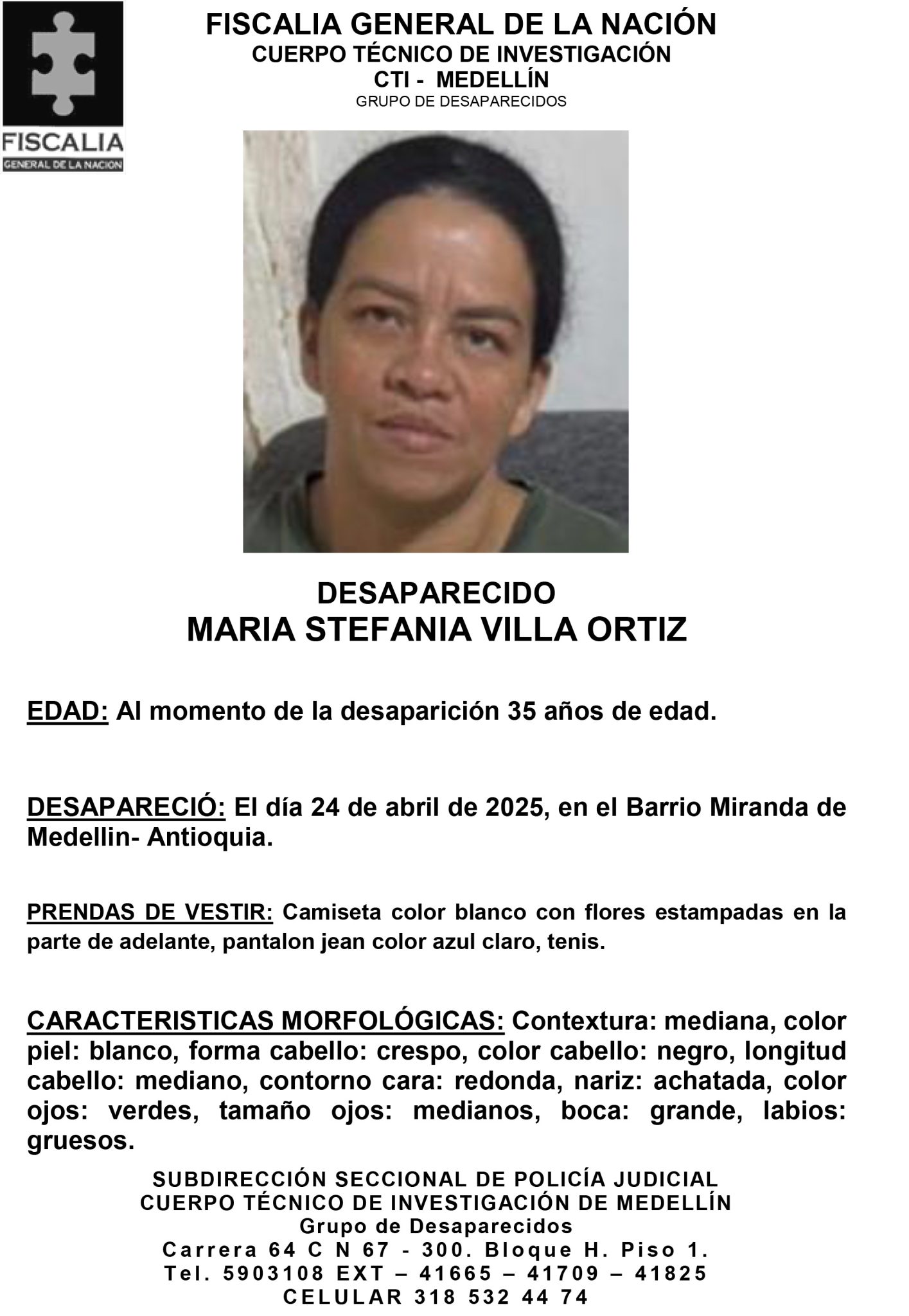 María Estefanía Villa desapareció en Medellín | Minuto30